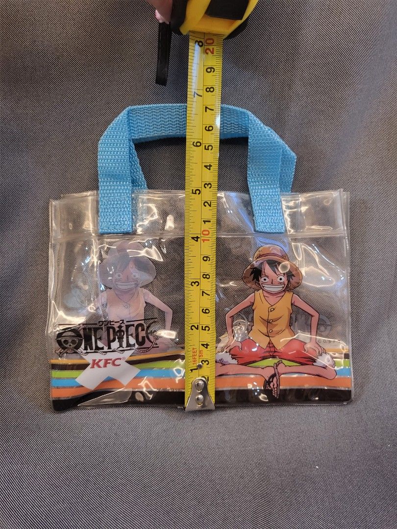 One Piece Luffy Mini Transparent Tote Bag, Women's Fashion, Bags ...