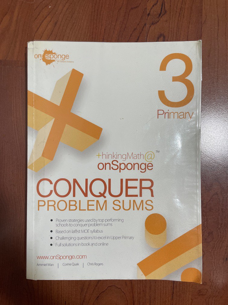 OnSponge Conquer Problem Sums Primary 3, Hobbies & Toys, Books ...