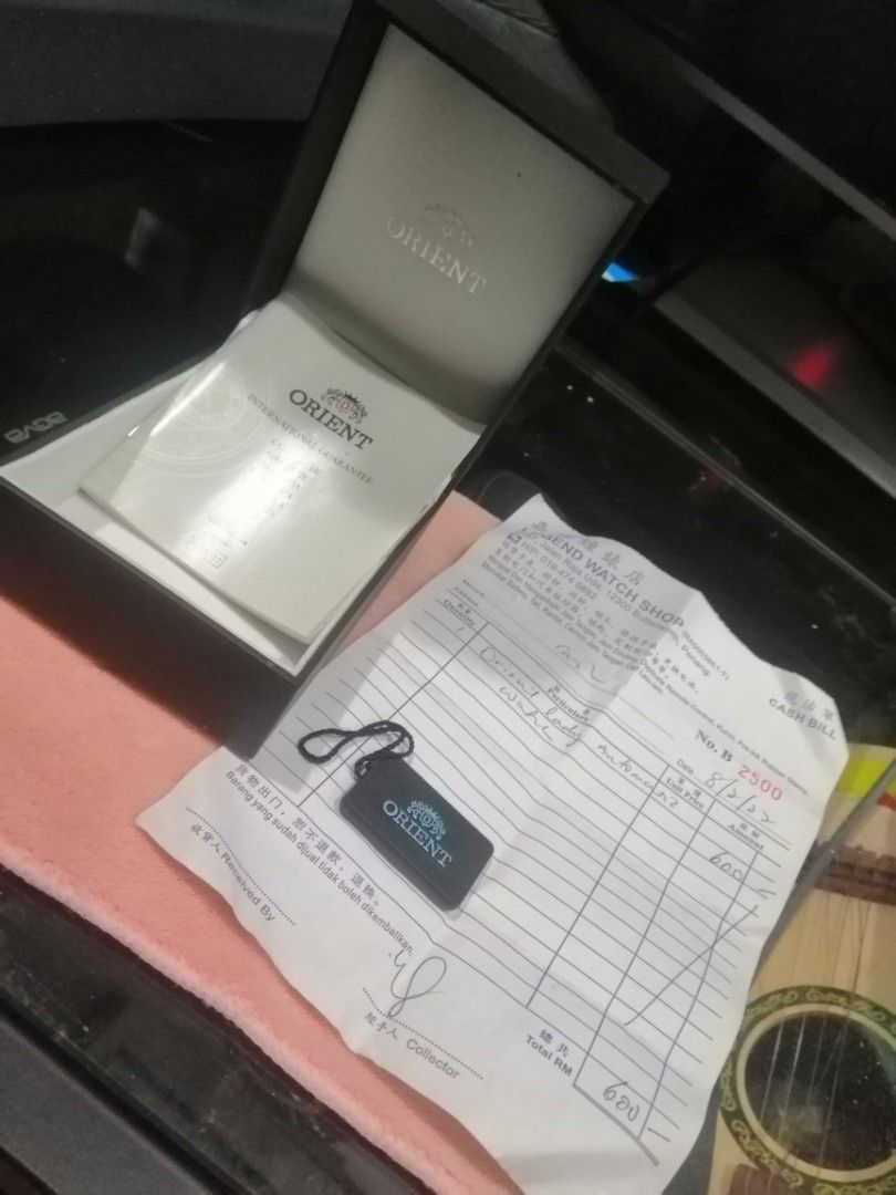 ORIENT watch box, Men's Fashion, Watches & Accessories, Watches on ...