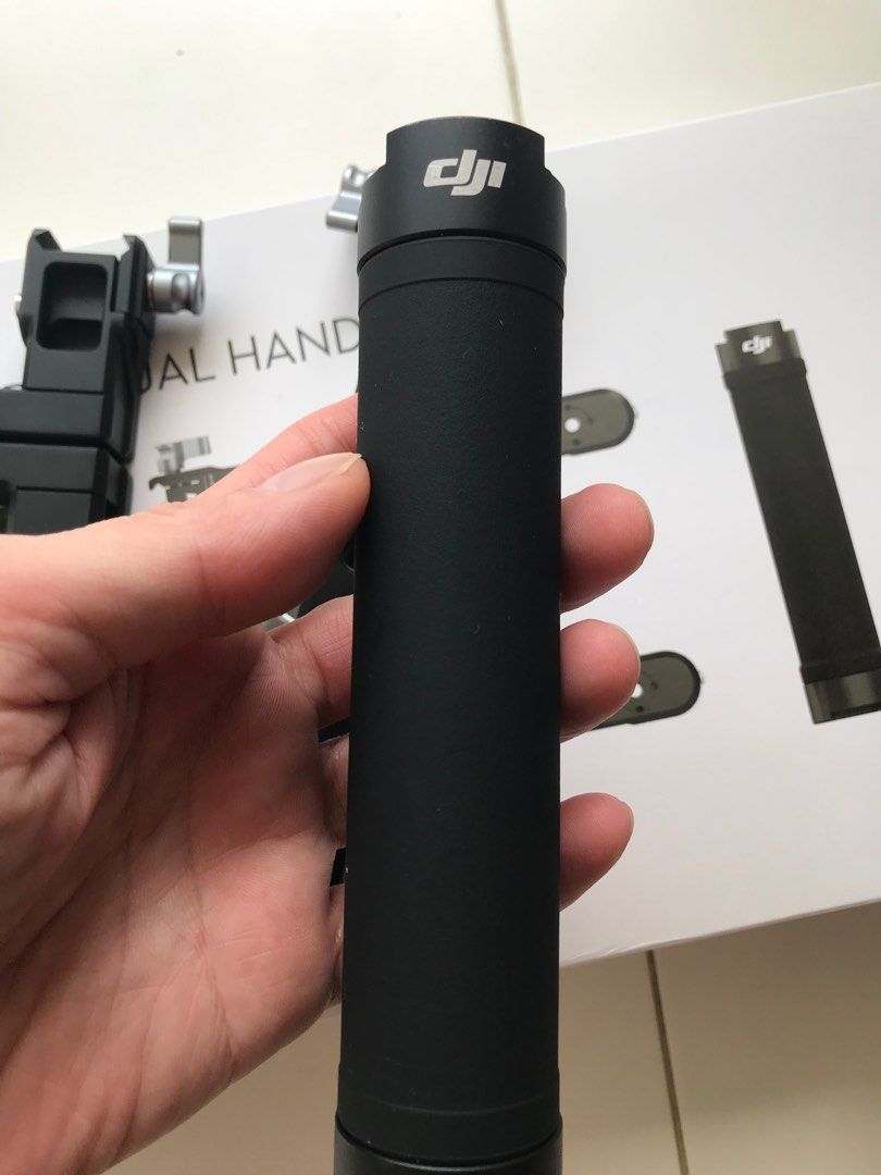 Original DJI R Twist Grip Dual Handle, Photography, Video Cameras on ...