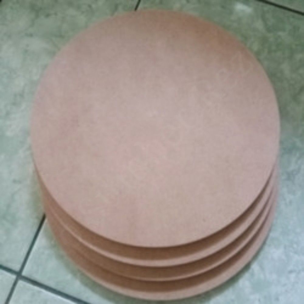 Papan Kayu Potong Bulat Wooden Pieces Slices Wood Round Square DIY MDF ...