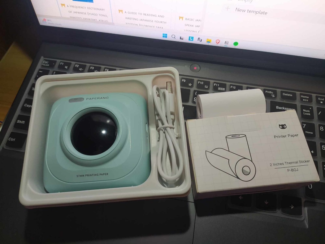 Paperang with sticker refills, Computers & Tech, Printers, Scanners ...