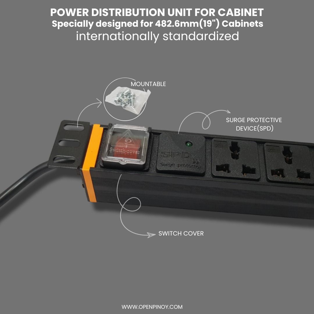 Power Distribution Unit - PDU-8SLOTS (metal), TV & Home Appliances ...