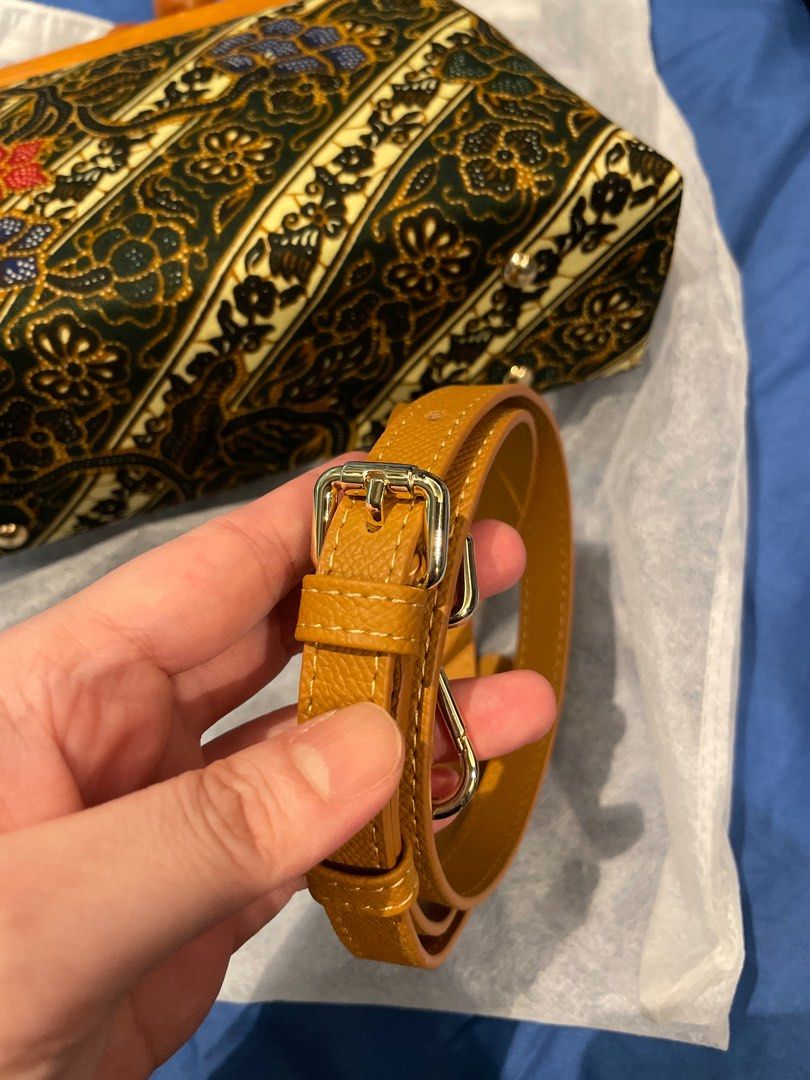 PEACH batik wooden sling, Women's Fashion, Bags & Wallets, Cross-body ...