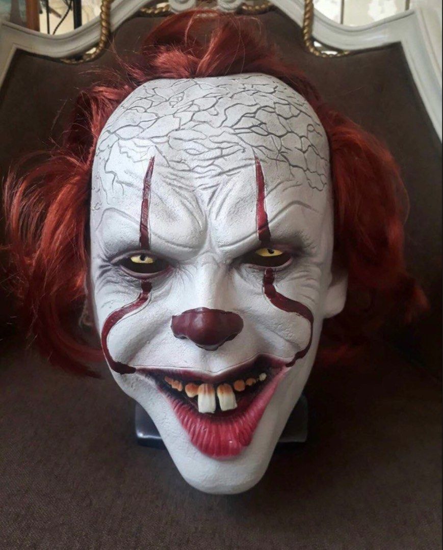 Pennywise mask it mask ready for pick up halloween mask halloween ...