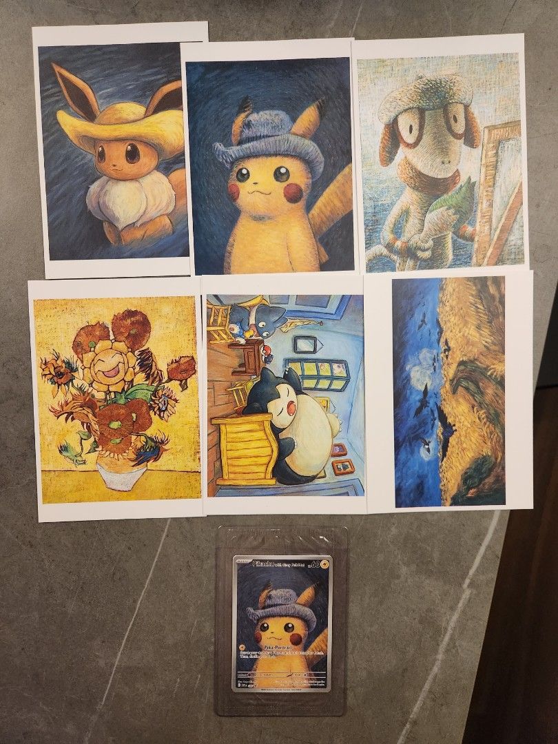 Pikachu Grey Felt Hat with Post Card, Hobbies & Toys, Toys & Games on ...