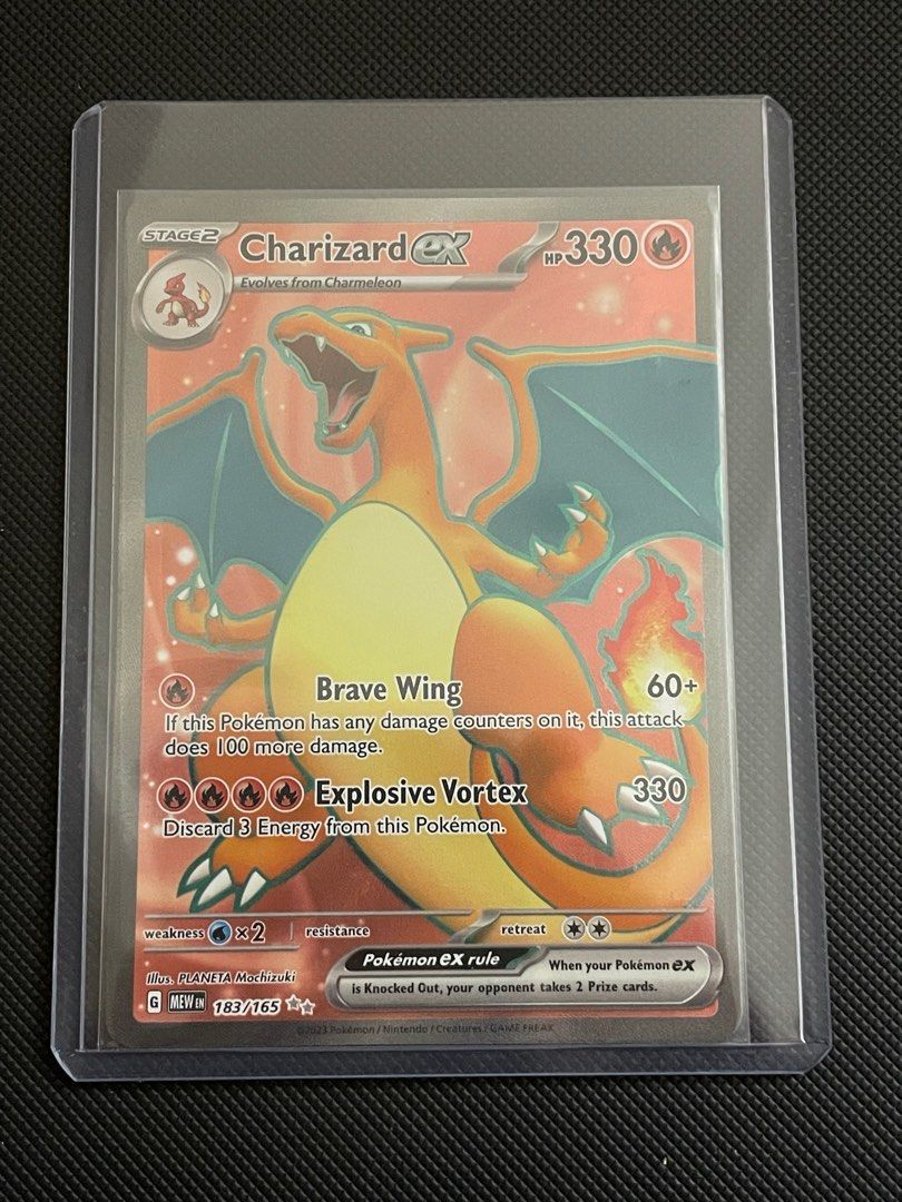 Pokemon TCG 151 Charizard ex 183/165, Hobbies & Toys, Toys & Games on ...