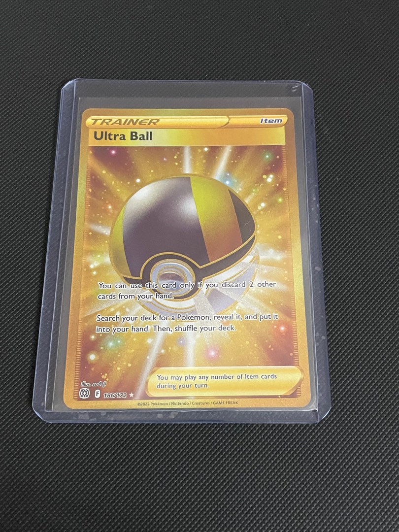 Pokemon TCG Ultra Ball Secret Rare 186/172, Hobbies & Toys, Toys ...
