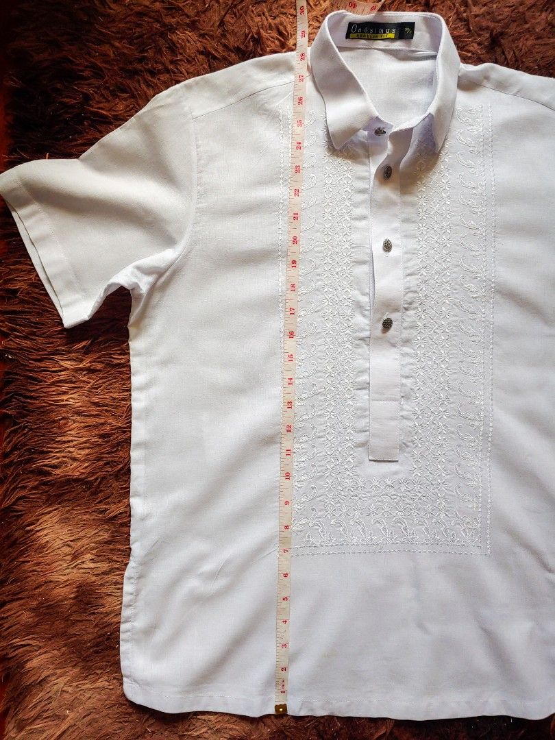 POLO BARONG - Onesimus, Regular Fit Size S-M, Men's Fashion, Tops ...
