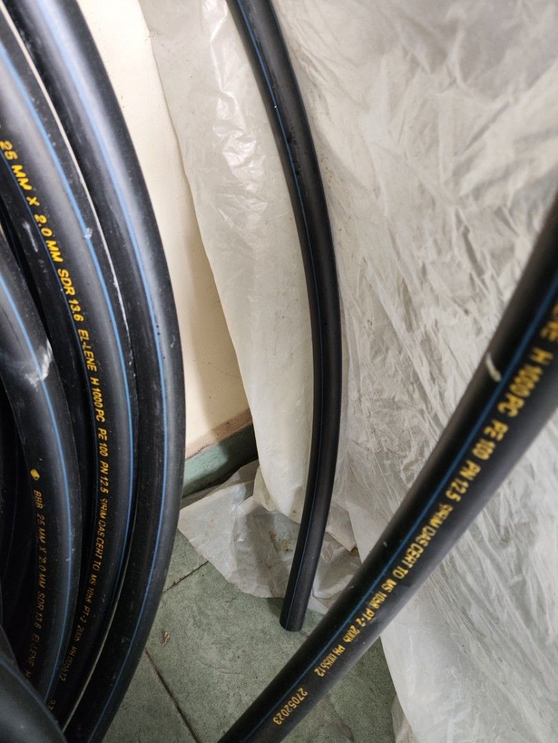 Poly pipe 25mm sirim new 72m, Furniture & Home Living, Home Improvement ...