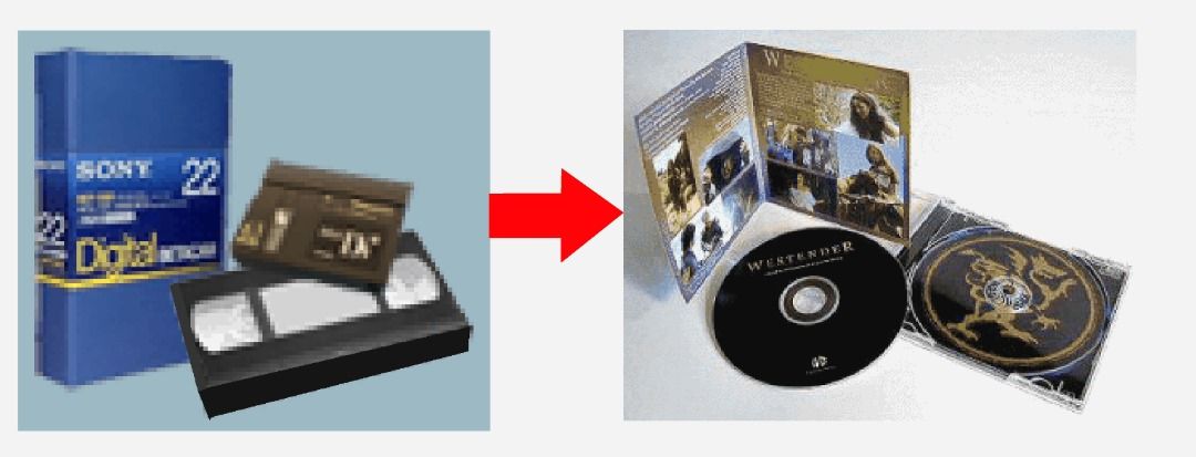 Professional video tape recovery repair convert VHS Hi8 mini-DV fungus ...