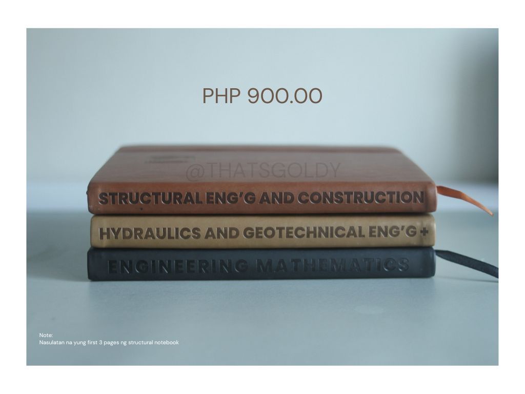 PROJECT PADAYON CIVIL ENGINEERING NOTEBOOKS, Hobbies & Toys, Books ...