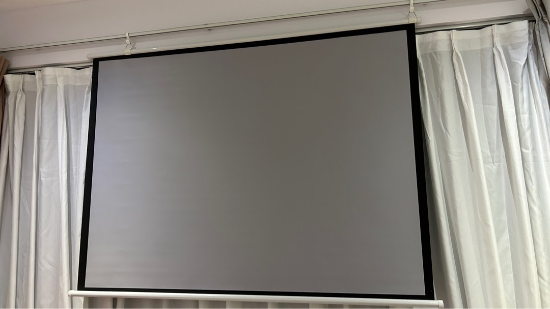 Projector screen., TV & Home Appliances, TV & Entertainment, TV Parts ...