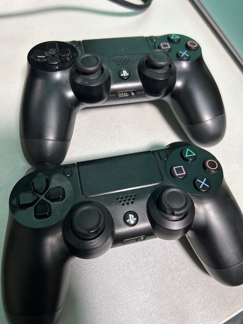 PS4 Slim Matt Black 500GB Wireless Controller, Video Gaming, Video Game ...