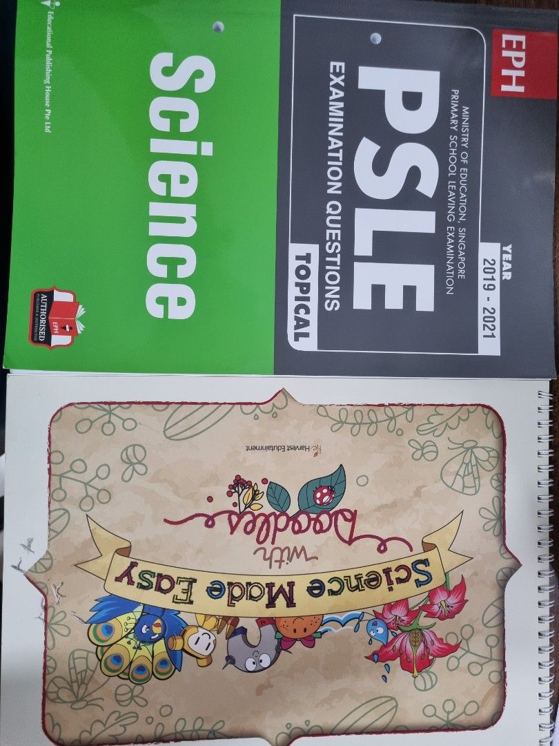 PSLE Science Exam Topical Qns & Science with doodles, Hobbies & Toys ...