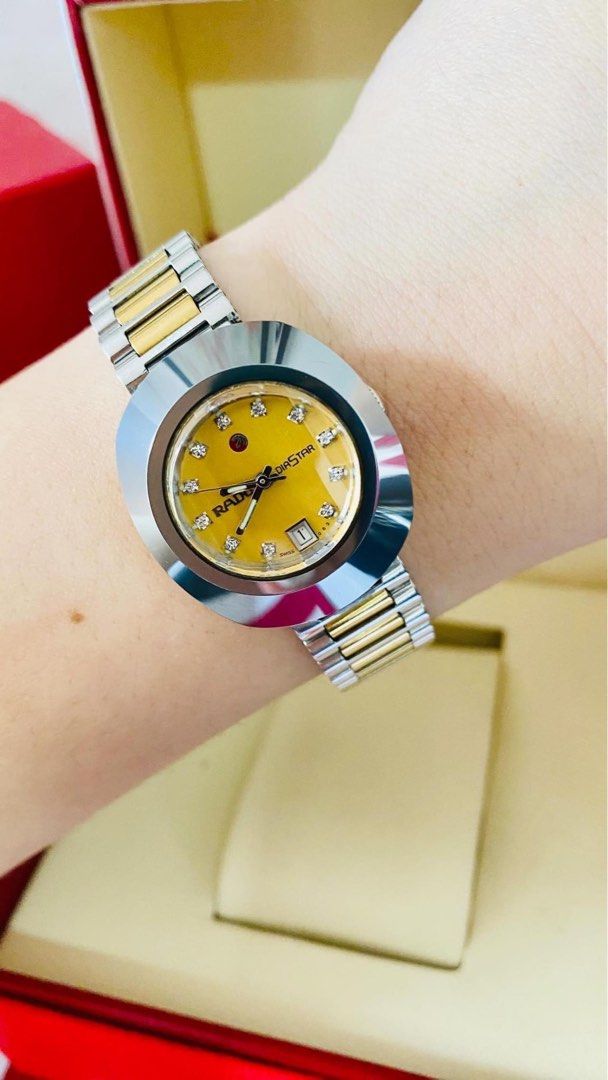 Rado Diastar Two-tone Automatic Watch, Women's Fashion, Watches ...