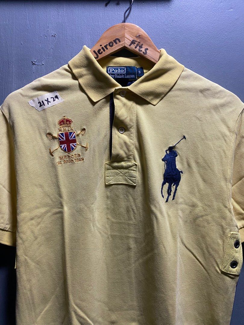 Ralph Lauren Mercer Team Yellow, Men's Fashion, Tops & Sets, Tshirts ...