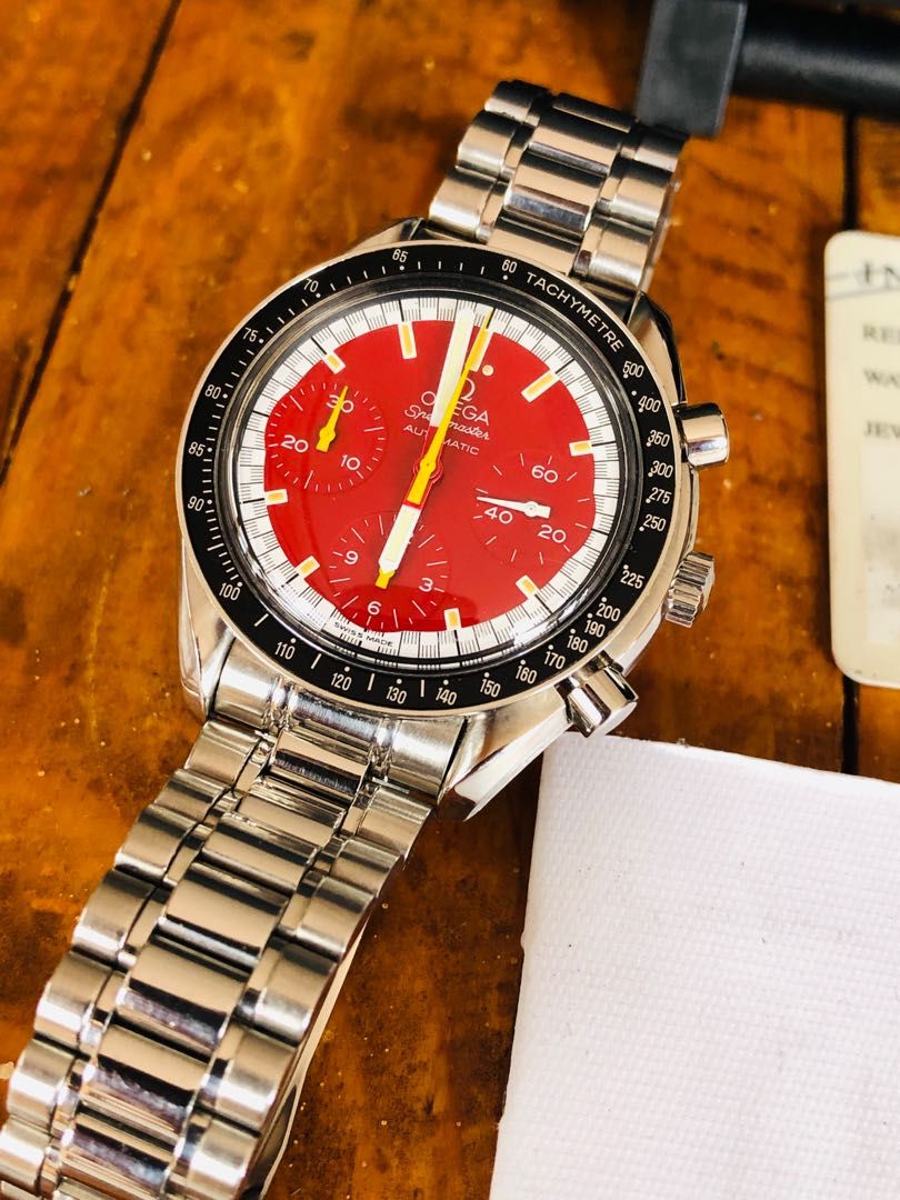 RARE Omega Speedmaster Schumacher Trio Set with Memorabilia, Luxury ...