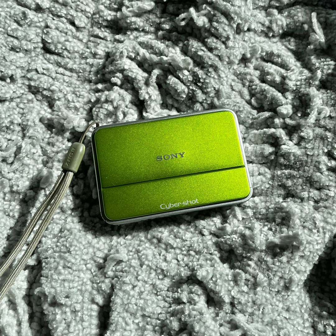 RARE Touchscreen Sony Cybershot DSC-T2 Lime Green Digital Camera ...