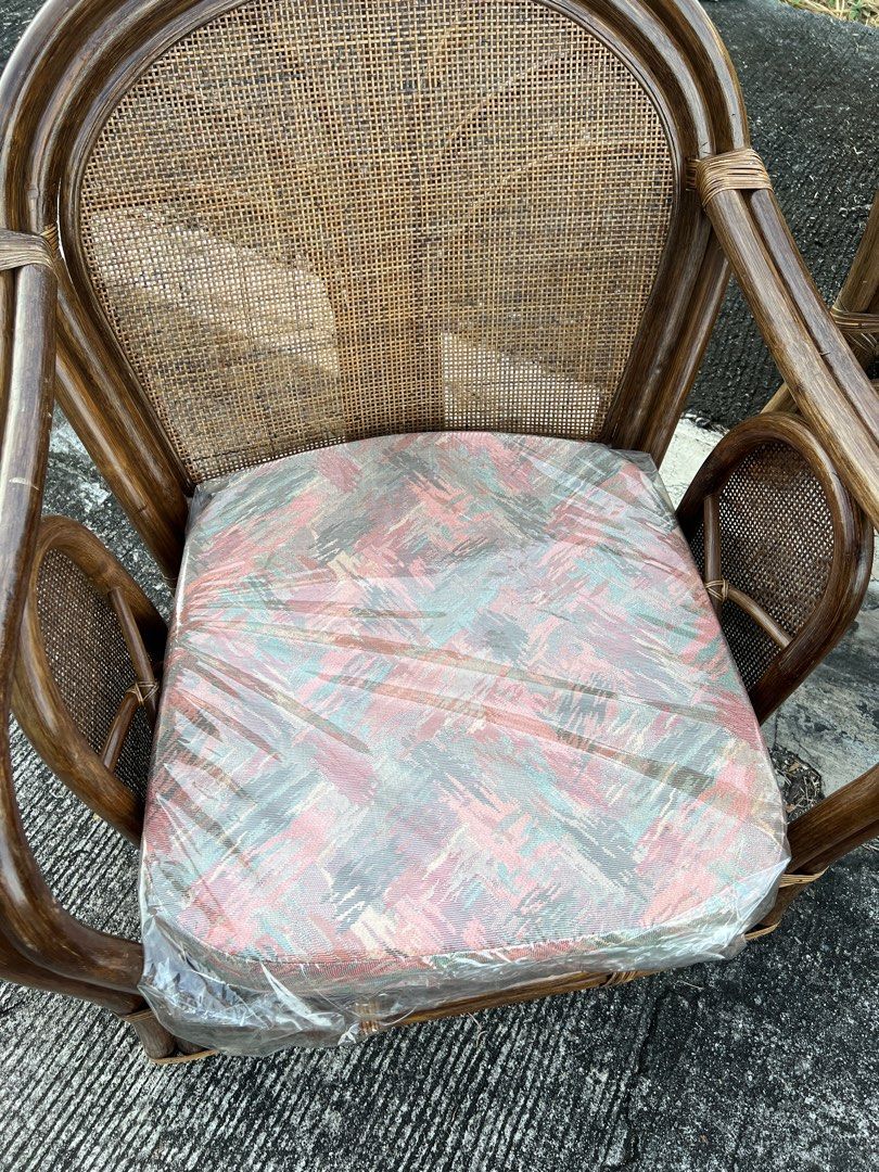 Rattan Sala Set Good as new, Furniture & Home Living, Home Decor, Other ...