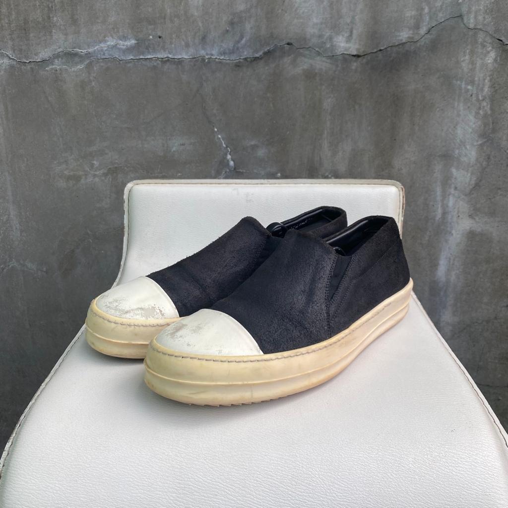 Rick Owens SS16 Boat Slip On Ramones Low, Luxury, Sneakers & Footwear ...