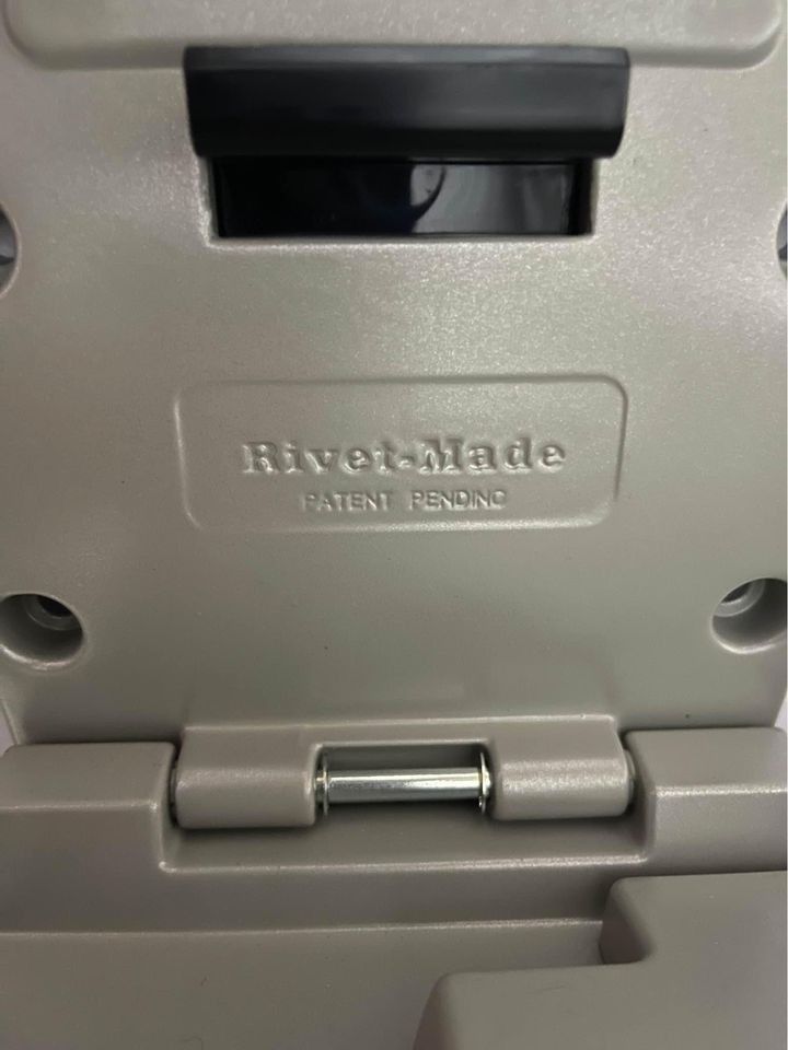 Rivet Made Modern Executive Office Table Folding Oak Finish, Furniture ...