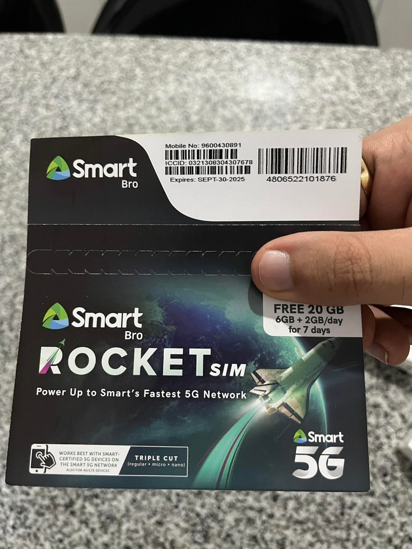 Rocket Sim 5G Fastest Simcard in the Philippines, Mobile Phones ...
