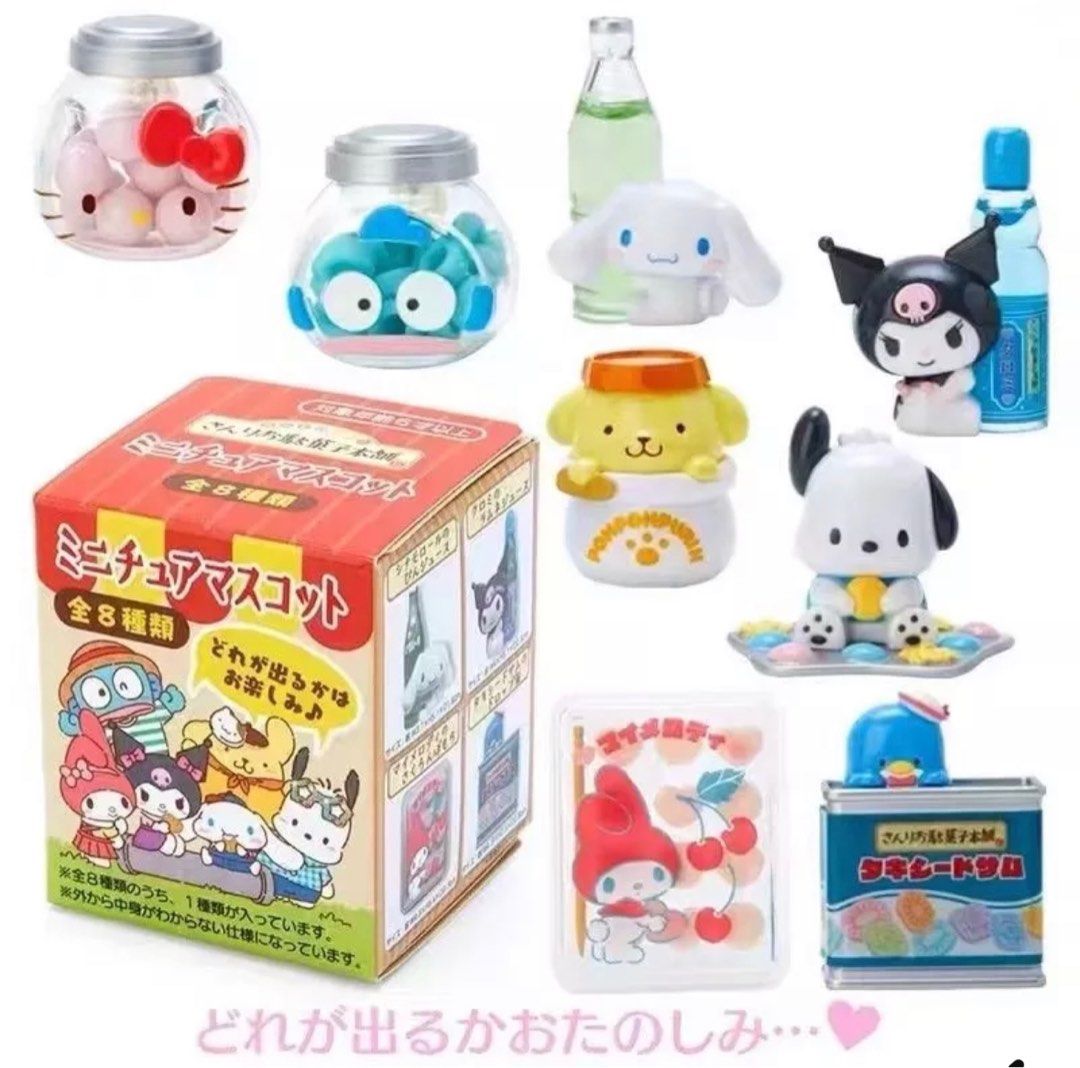 sanrio candy store blind box figure kuromi cinnamoroll pompompurin ...
