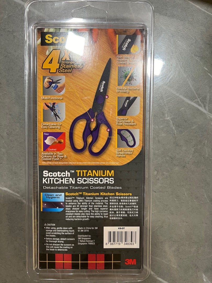 Scotch Titanium kitchen Scissors, Furniture & Home Living, Home ...