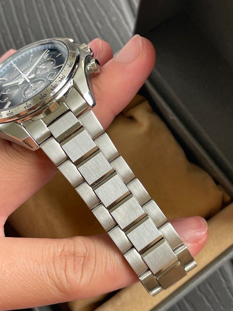 Seiko - Solar Blue - Selection SBPY163 - JDM Chronograph, Men's Fashion ...