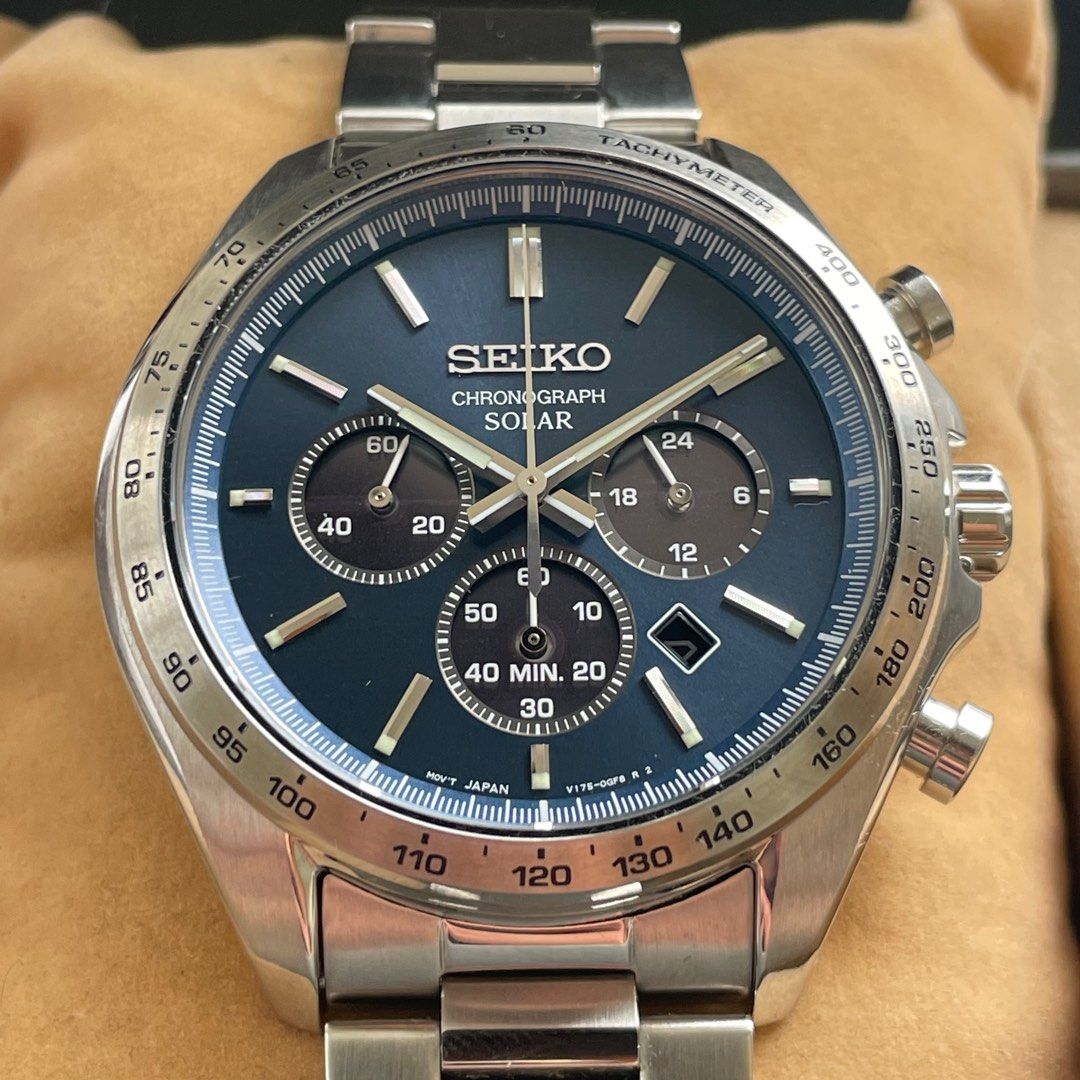 Seiko - Solar Blue - Selection SBPY163 - JDM Chronograph, Men's Fashion ...