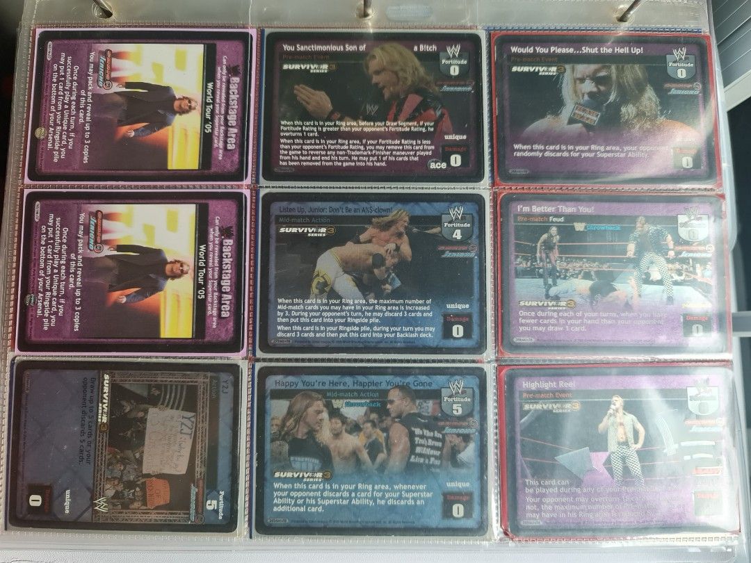 Selling WWE cards, Hobbies & Toys, Toys & Games on Carousell