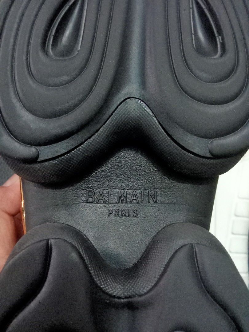 Sepatu Balmain Paris, Fesyen Pria, Sepatu , Sneakers di Carousell