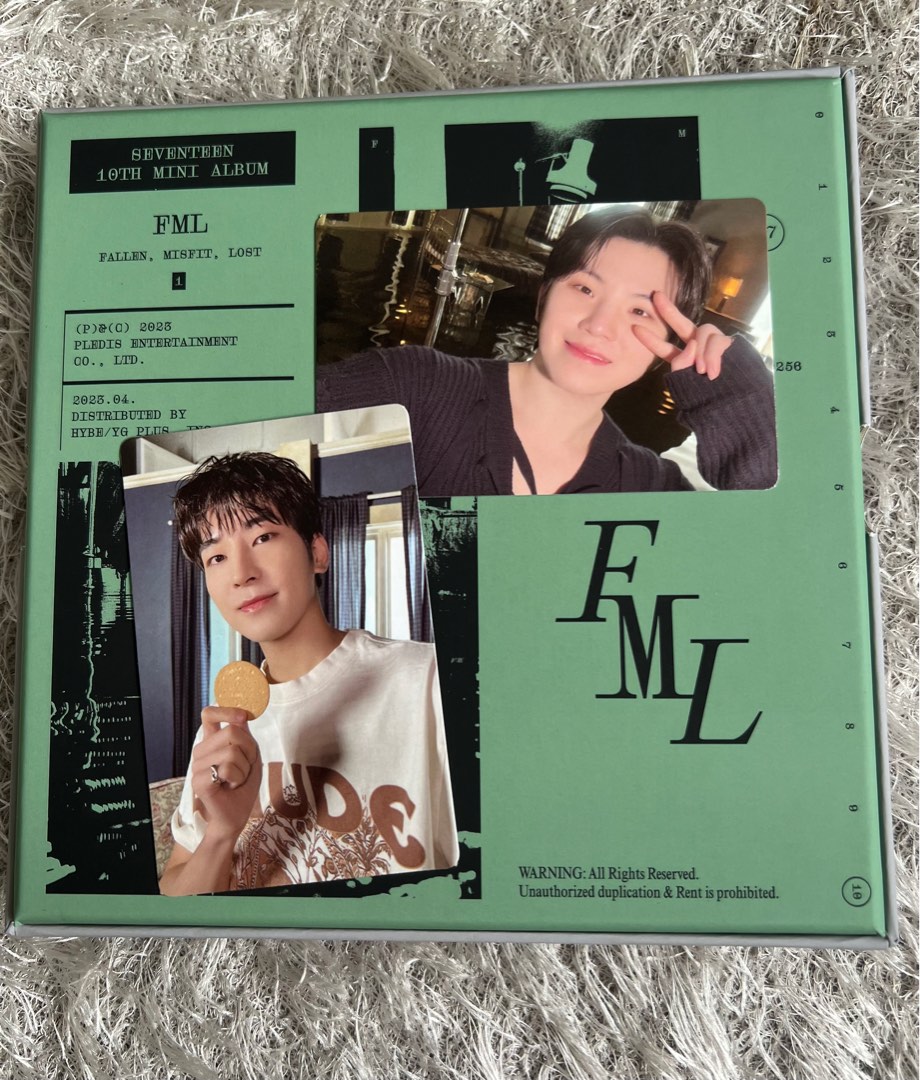 Seventeen Wonwoo Woozi FML album, Hobbies & Toys, Memorabilia & Collectibles, K-Wave on Carousell