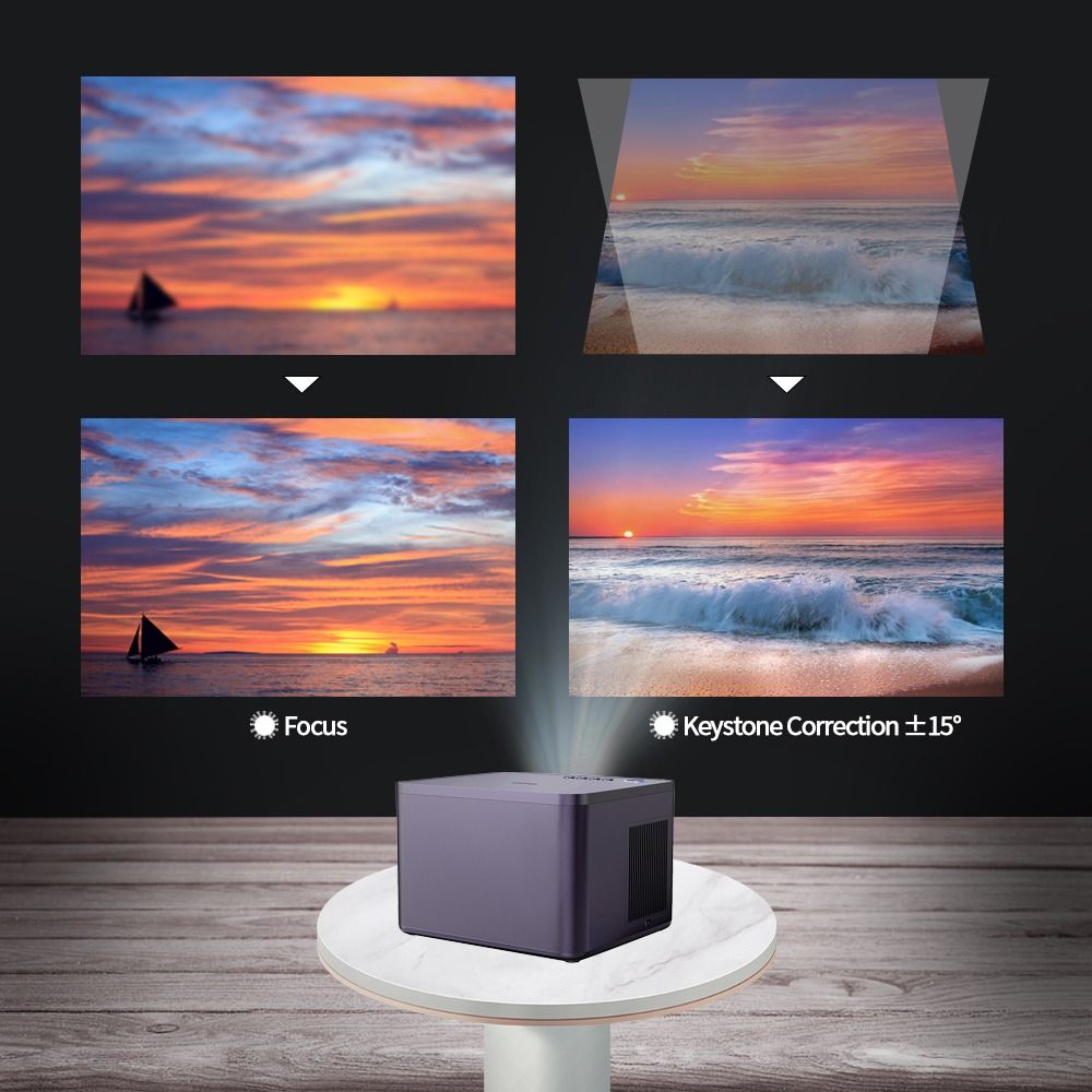 (SG Stock) 4k Smart Projector. Netflix, Youtube, Disney Plus, TV & Home ...