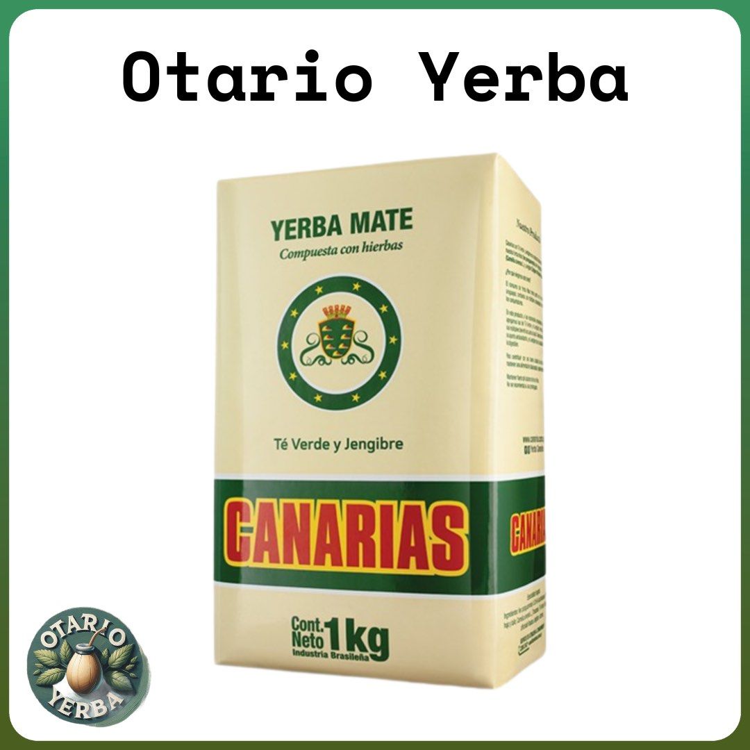 [SG stock] Canarias Green Tea and Ginger (Te Verde Y Jengibre) Yerba ...