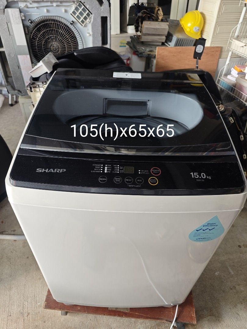 Sharp washing machine (15kg), TV & Home Appliances, Washing Machines and Dryers on Carousell