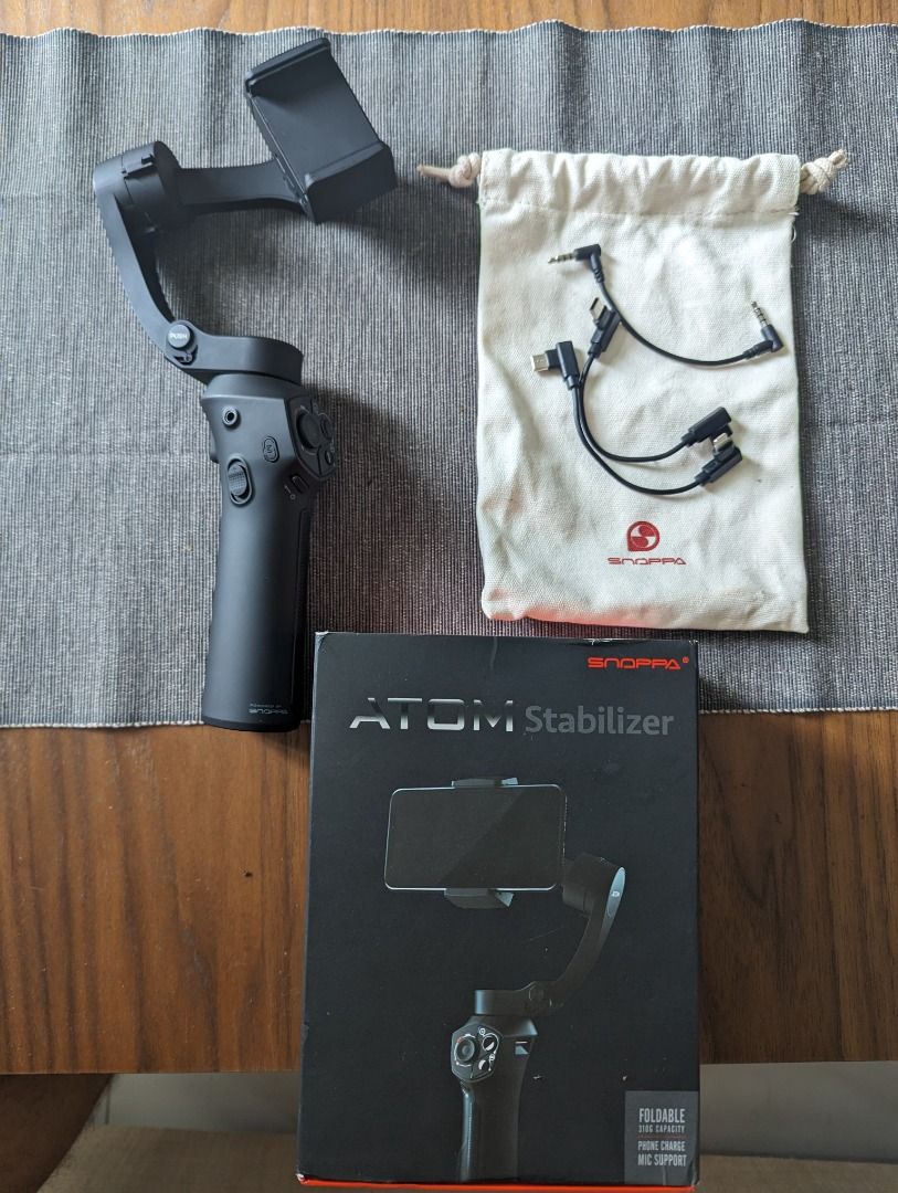 Snoppa ATOM Gimbal Stabilizer, Photography, Photography Accessories ...