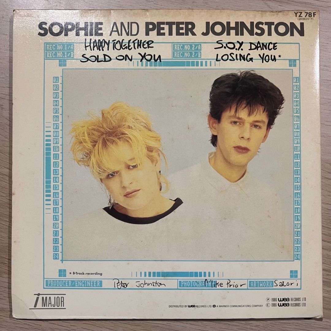 Sophie and Peter Johnston - Happy Together 7" Single LP Gatefold Double, Hobbies & Toys, Music ...