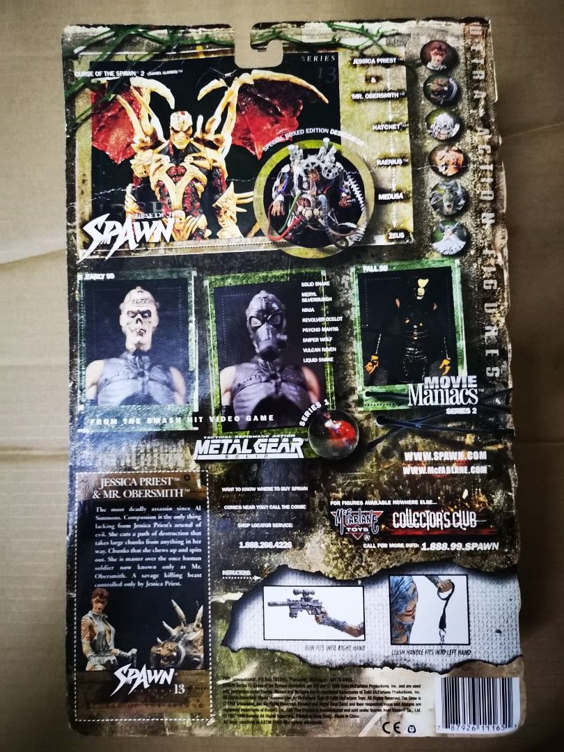 Spawn Series 13 Jessica Priest & Mr Obersmith Figure, Hobbies & Toys ...