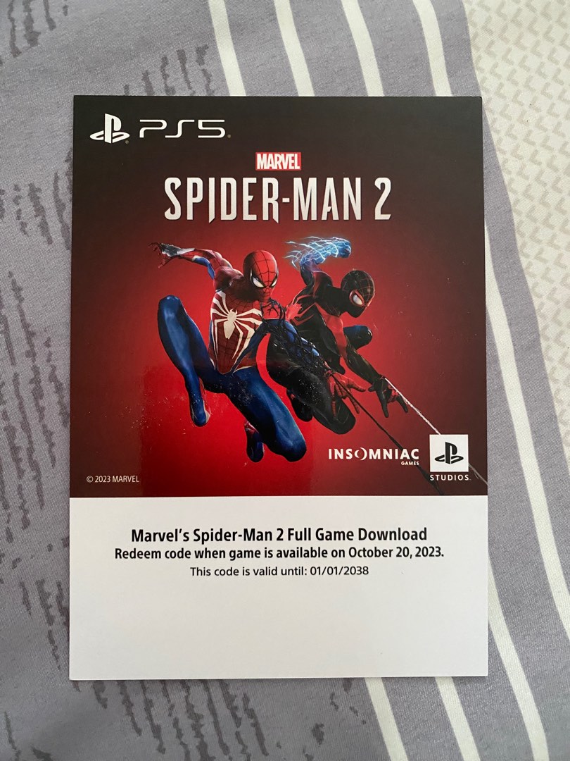 Spider-Man 2 for PS5 Digital Edition, Video Gaming, Gaming Accessories ...