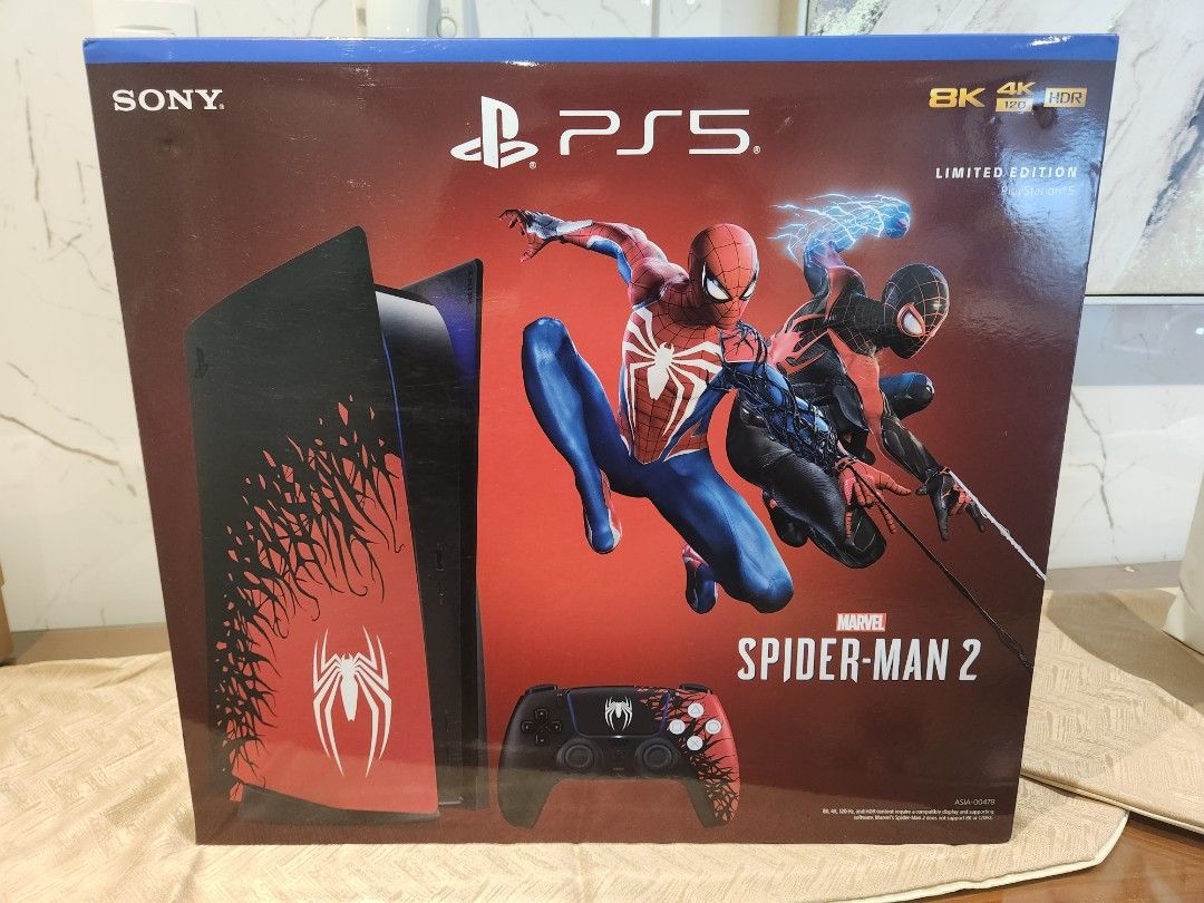 Spiderman 2 Limited Edition PS5 Disc Edition Console (Brand New) Spider ...