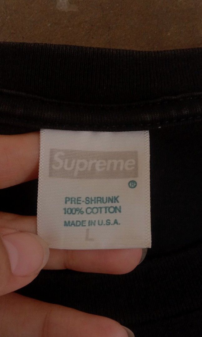 Supreme gold box logo, Men's Fashion, Tops & Sets, Tshirts & Polo ...
