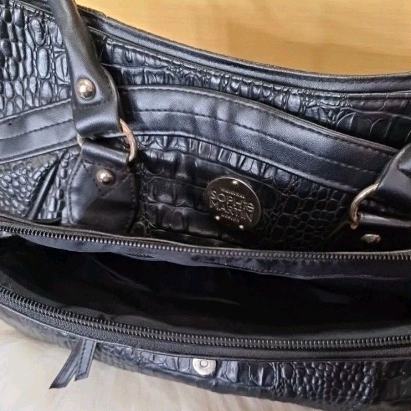 TAS SOPHIE MARTIN CROCODILE SKIN MOTIF, Fesyen Wanita, Tas & Dompet di ...