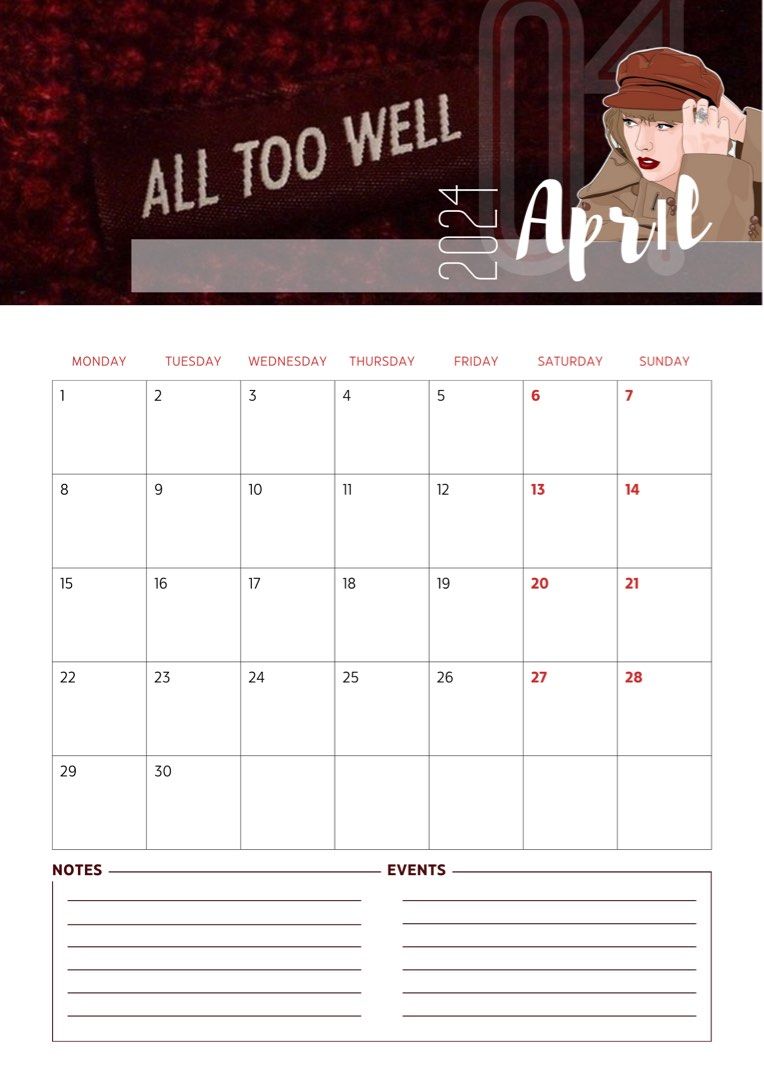 Taylor Swift Eras tour digital planner theme, Computers & Tech, Laptops ...