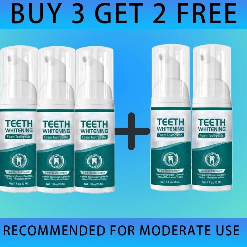 Teeth Whitening Mousse Dental Care Essence Remove Plaque Tooth Stain ...