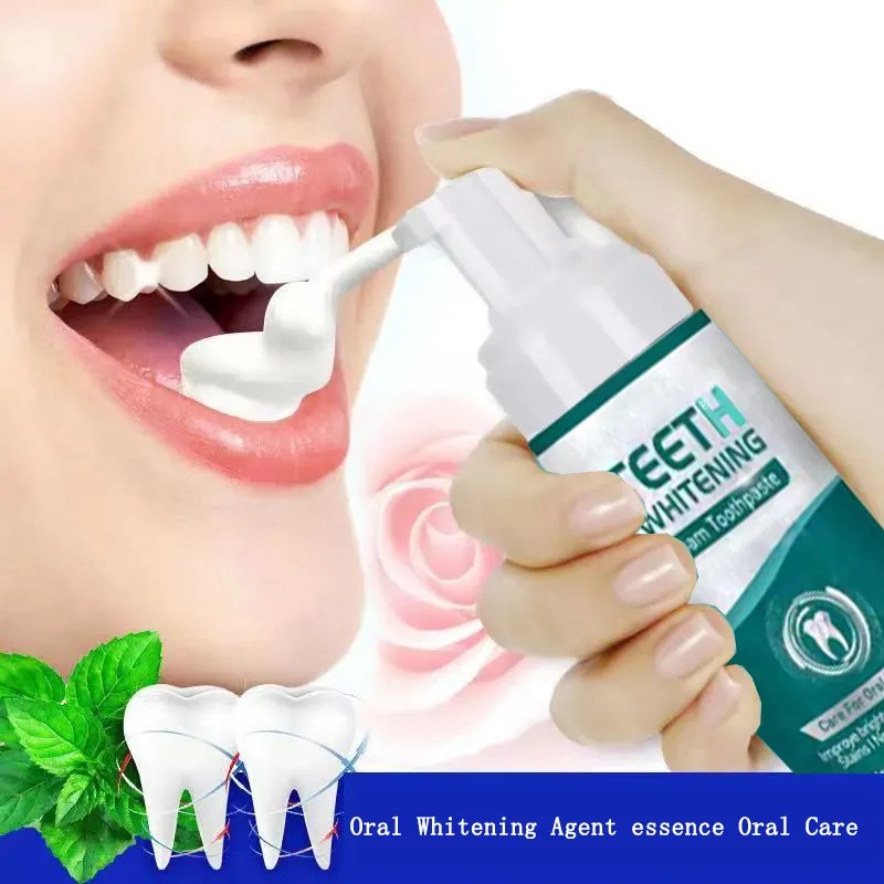 Teeth Whitening Mousse Dental Care Essence Remove Plaque Tooth Stain ...