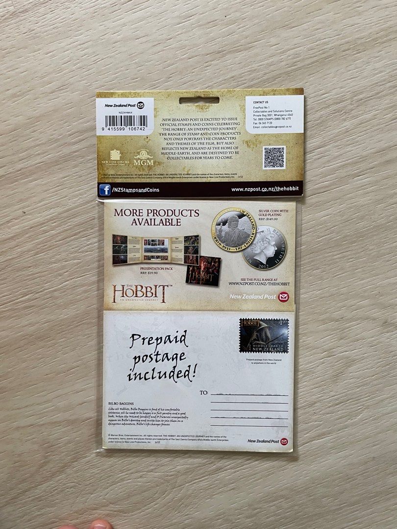 The Hobbit collectible postcards, Hobbies & Toys, Memorabilia ...