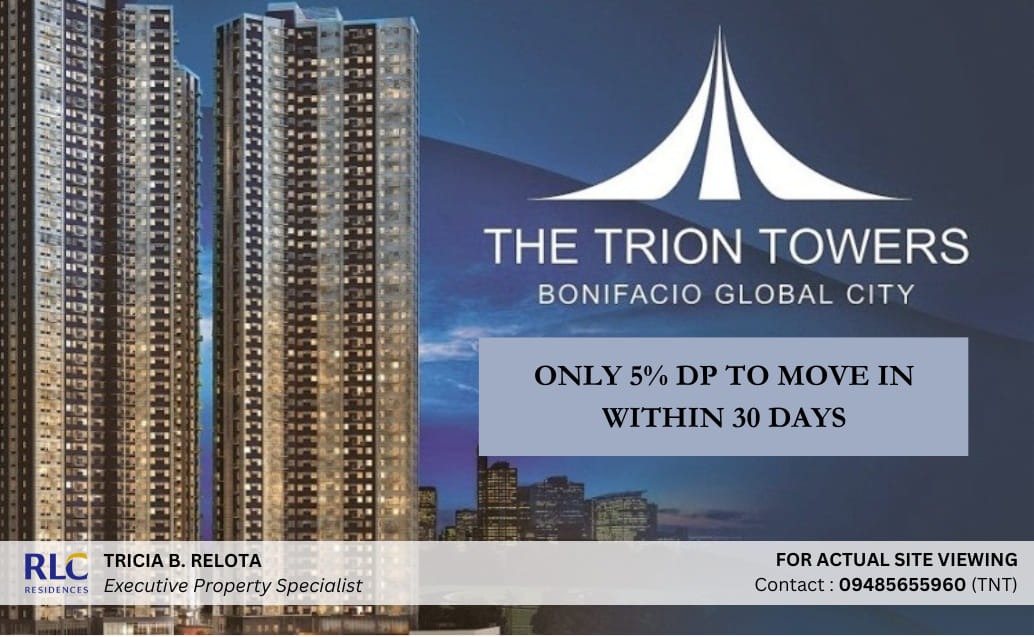 1BR Ready for Occupancy in BGC- The Trion Towers, Property, For Sale ...