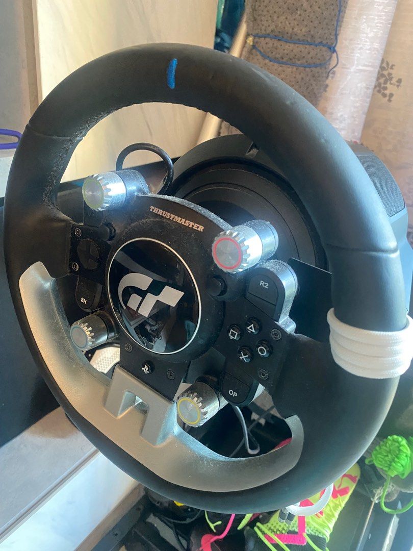 Thrustmaster TGT Driving Wheel with stand 方向盤 軚盤 連支架 GT 賽車, 電腦＆科技, 電腦周邊 ...